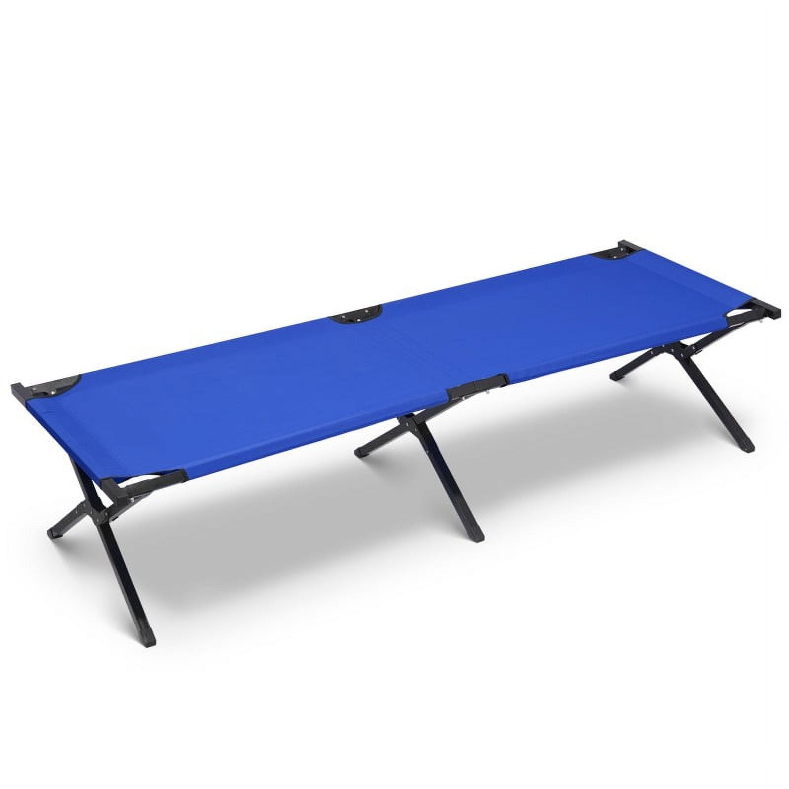 BEZT Folding Camping Cot Military Cot, Portable Tent Sleeping Cot with ...
