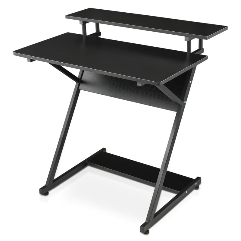 BEZT Standing Modern Computer Desk,Portable Laptop Table with Monitor ...