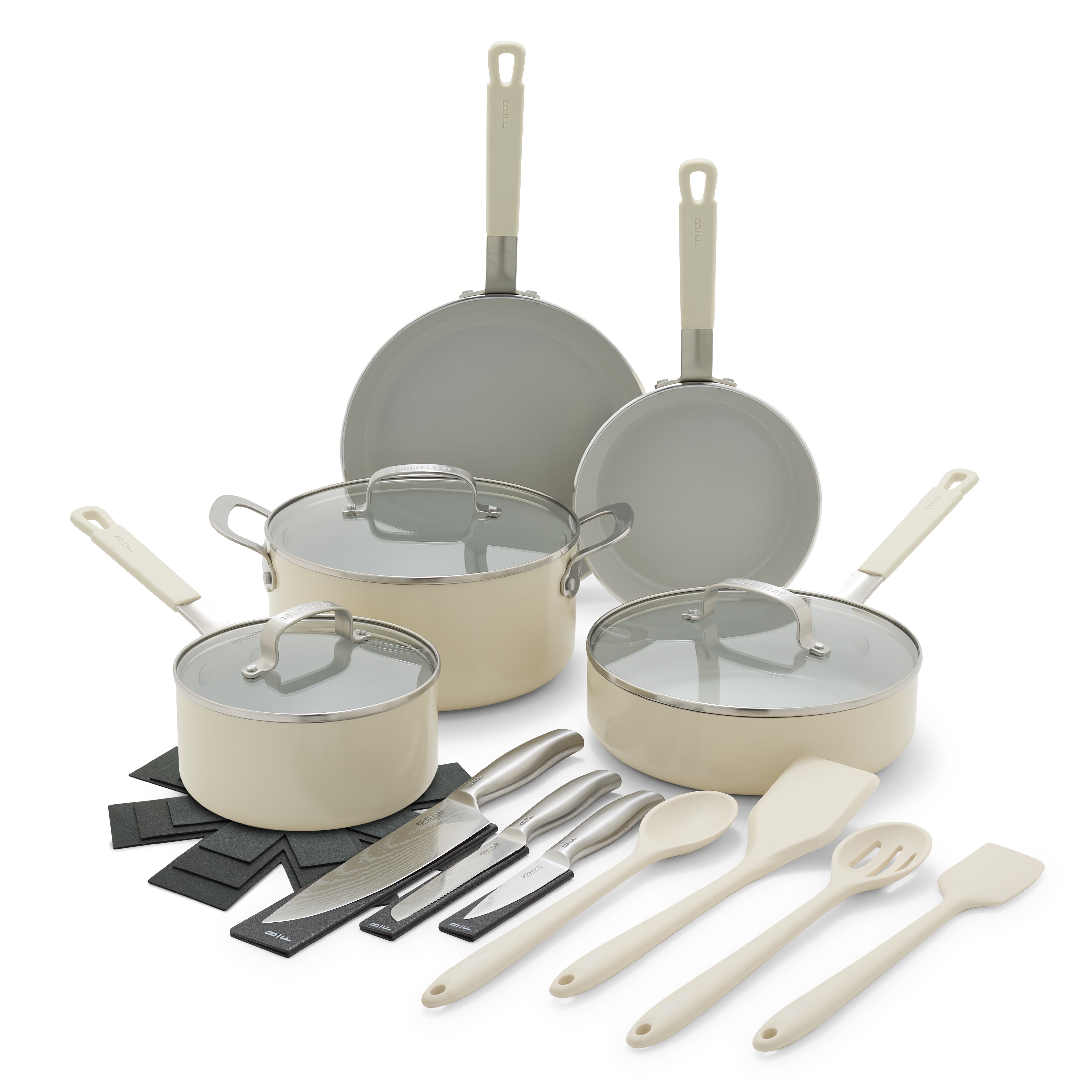 Bobby Flay by Greenpan – 21-Piece Pots and Pans Cookware Set, Ceramic ...