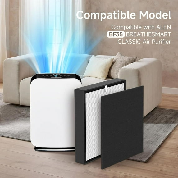 BF35 H13 Grade True HEPA Replacement Filter Compatible with ...