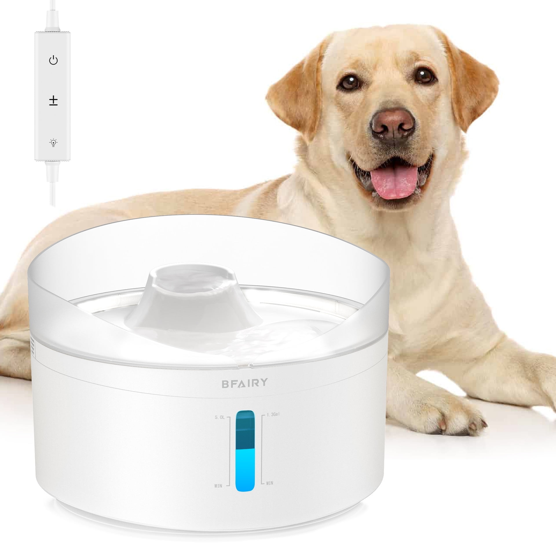 BFAIRY DF20 1.3Gal/5L Indoor Drinking Water Fountain with Adjustable ...