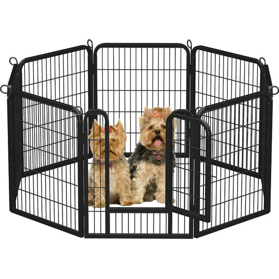 BFANGB Dog Playpen Outdoor Puppy Exercise Pen Indoor Portable Pet Fence ...