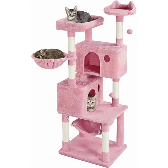 BFANGB Multi-Level Cat Tree, Large Cat Tower with Condos Platform Perch ...
