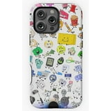 BFB and TPOT Full Cast Print Cartoon Phone Case for iPhone 11 12 13 14 ...