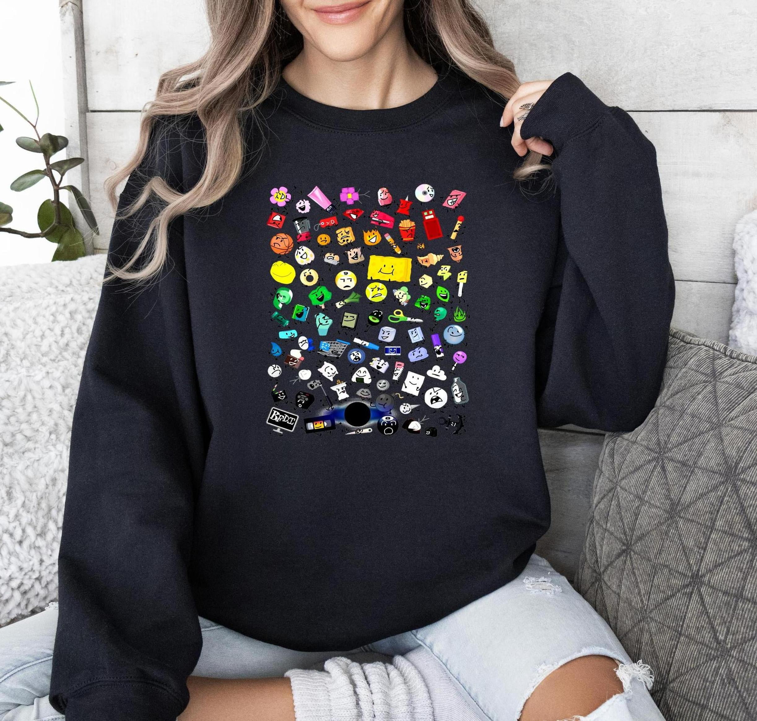 BFB and TPOT Full Cast Print Relaxed, Sweatshirt, ANANDHIS - Walmart.com