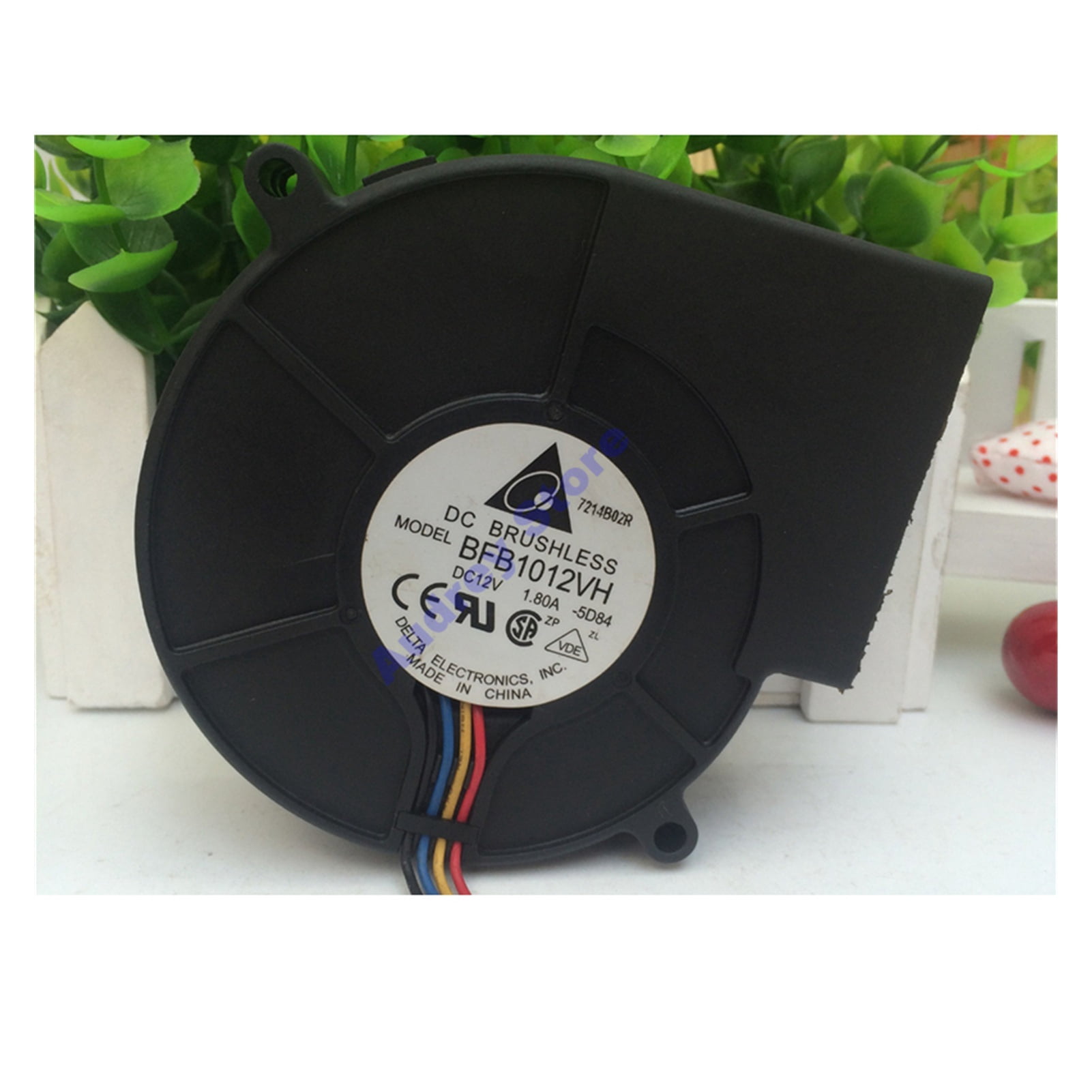 BFB1012VH DC12V 1.8A 21.6W 9733 4-wire Turbo Centrifugal Fan 5300rpm ...