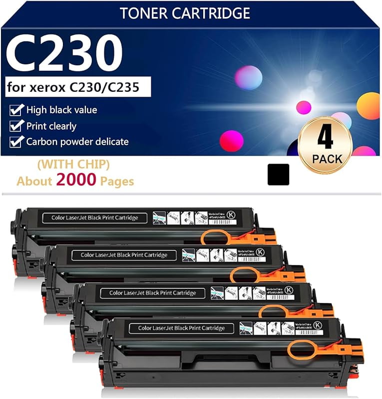 BFBF C230/C235 Toner Cartridges Replacement High Capacity 2000 Pages ...