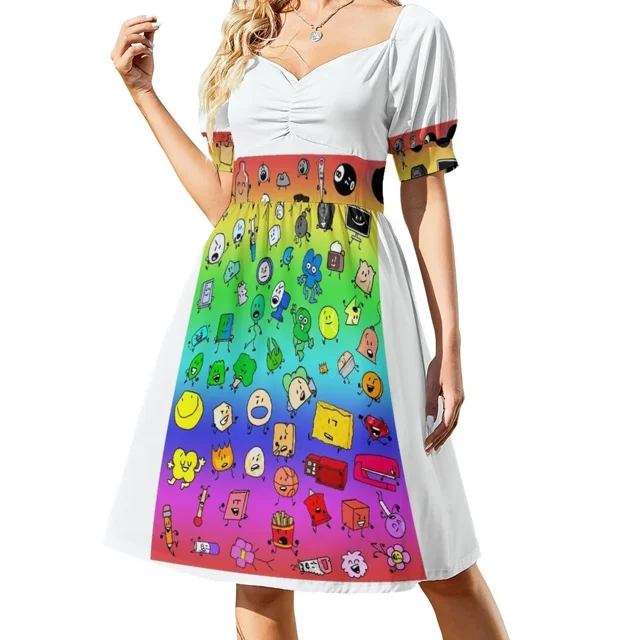 BFDI All Characters () Sleeveless Dress Women's long dress women's ...