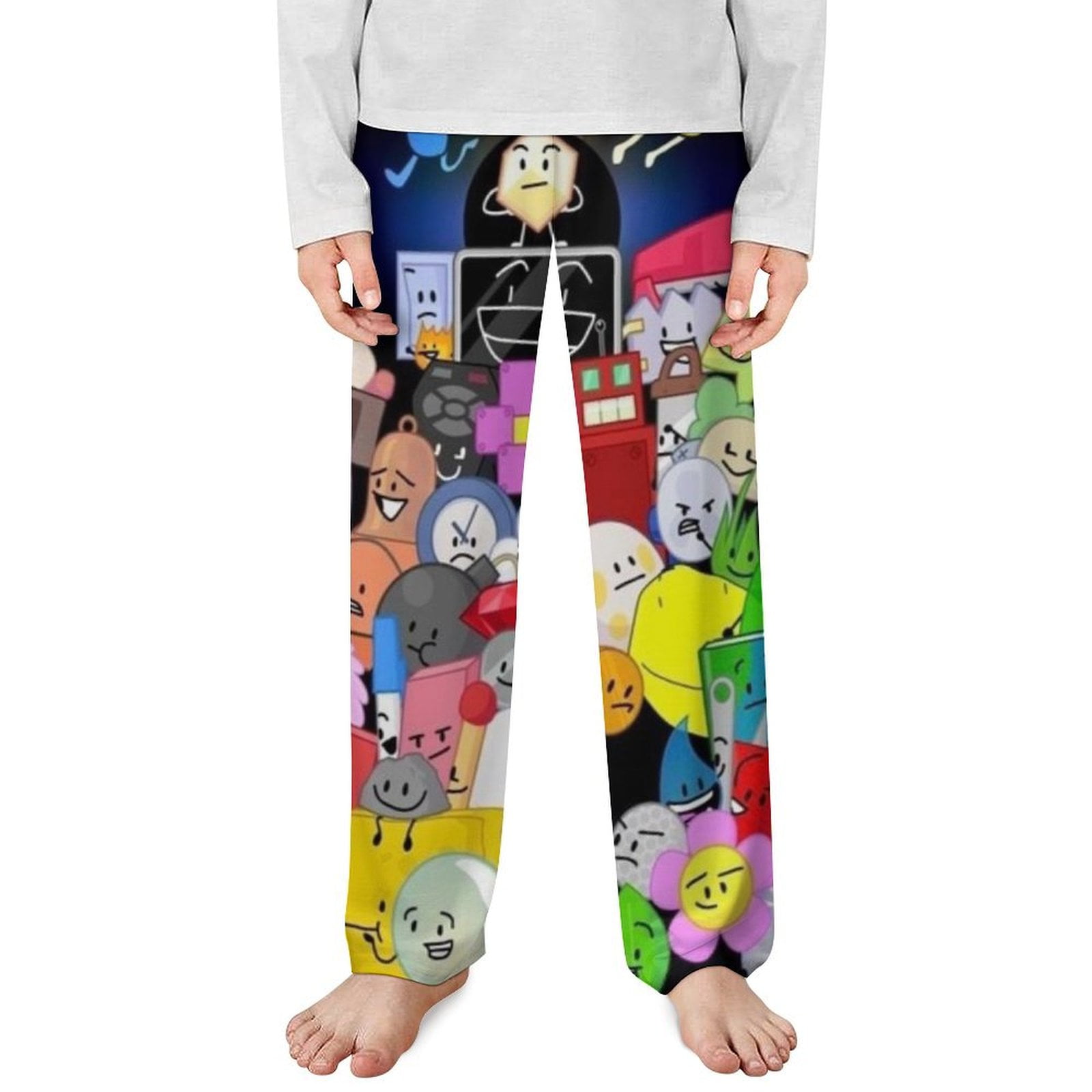 BFDI Battle For Dream Island Cartoon Children's Pajamas Cozy Lounge ...
