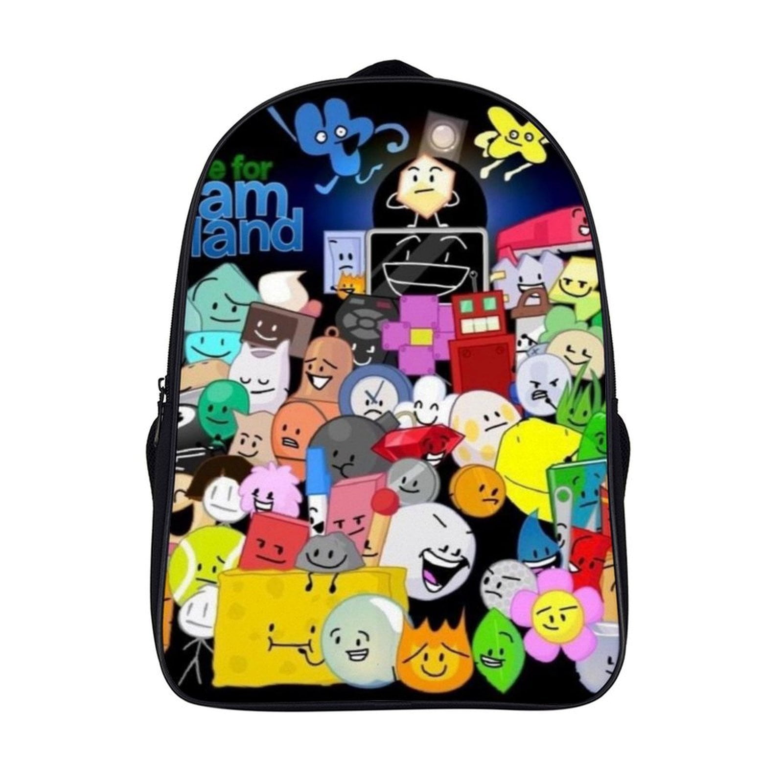 BFDI Battle For Dream Island Cartoon Schoolbag Backpack Satchel Bookbag ...