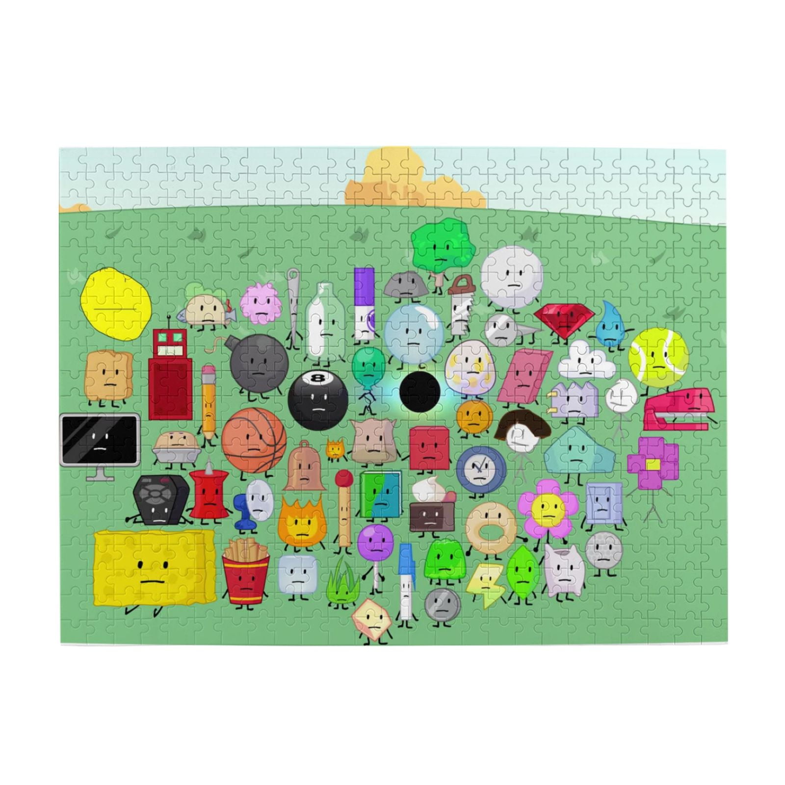 BFDI Battle For Dream Island Cartoon Wooden Jigsaw Puzzles Accessories ...