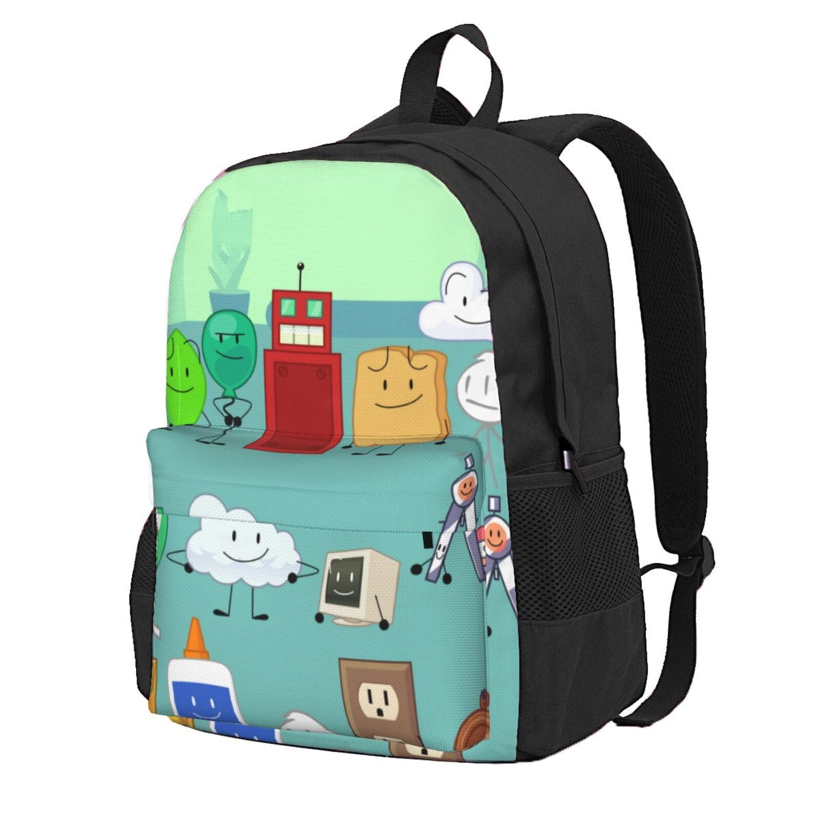 BFDI Battle For Dream Island Game Casual Daypack Laptop Backpack ...