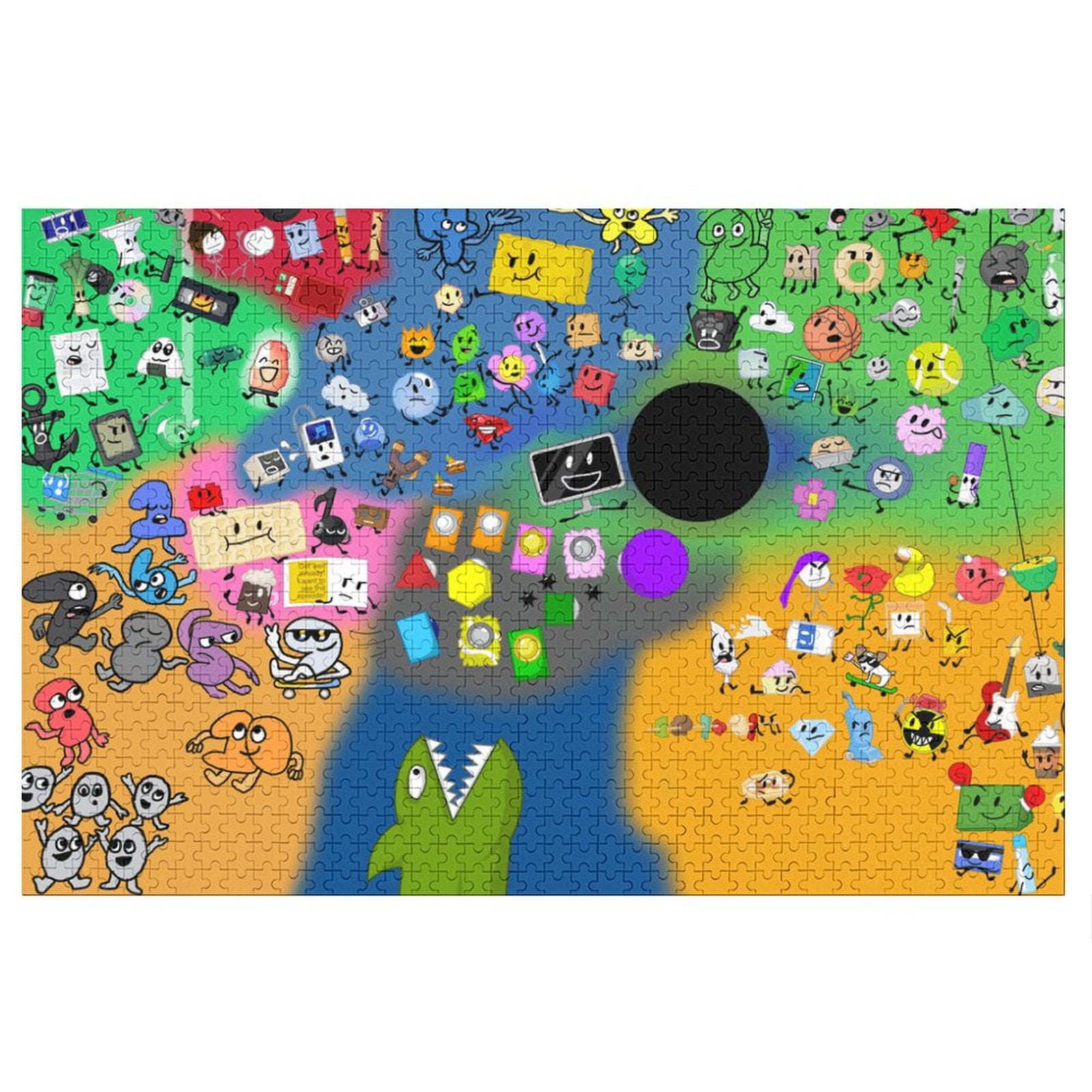 BFDI Battle For Dream Island Jigsaw Puzzles Interlocking Puzzles Home ...