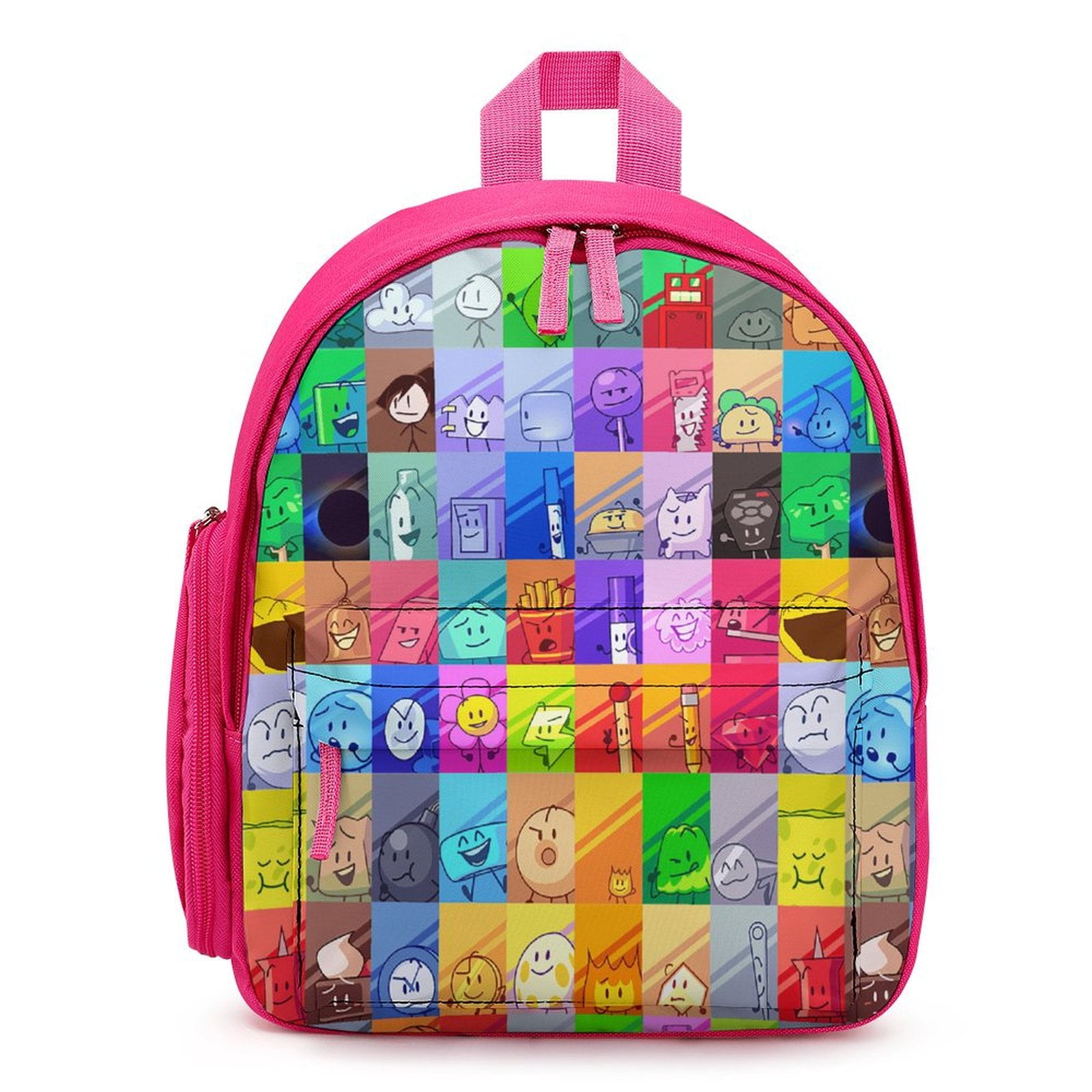 BFDI Battle Dream Island Lightweight Backpack Shoulder Bags Adjustable ...