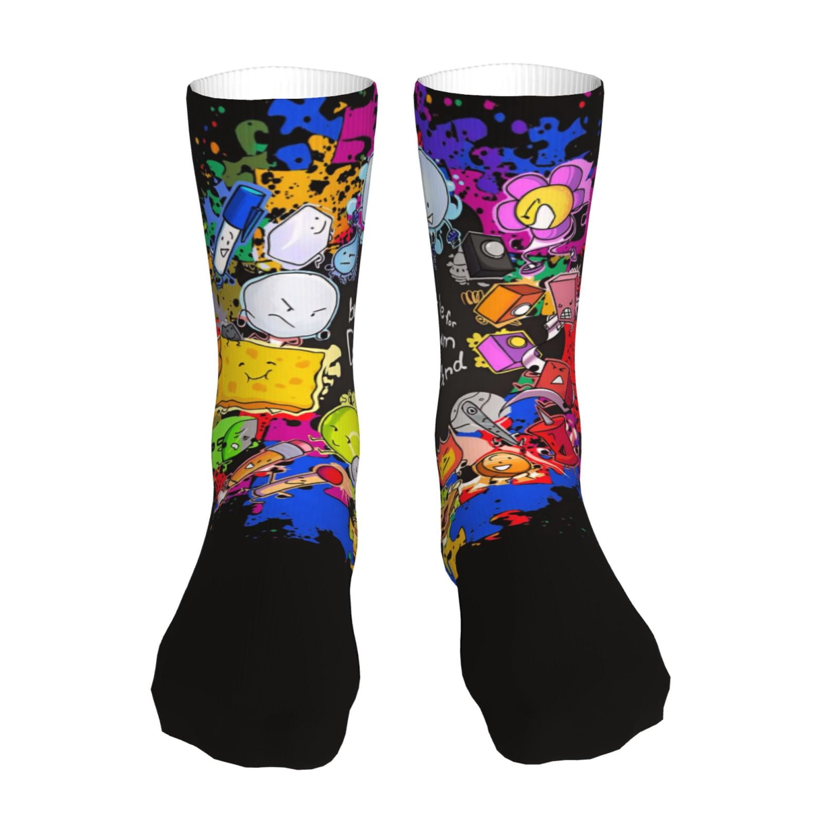 BFDI Battle Dream Island Socks Athletic Knee Stockings Absorbing ...