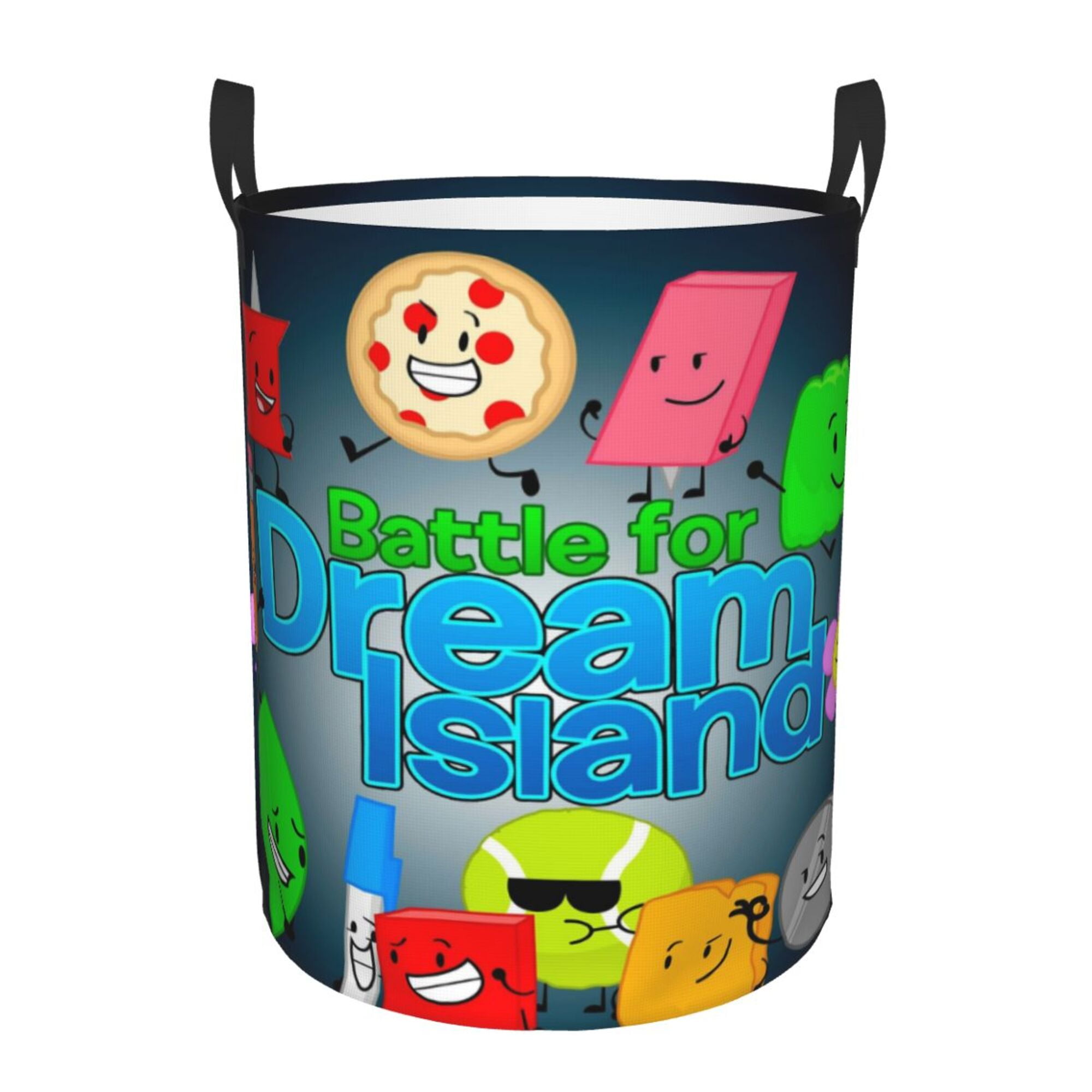 BFDI Battle Dream Island Storage Basket Laundry Hamper Collapsible ...
