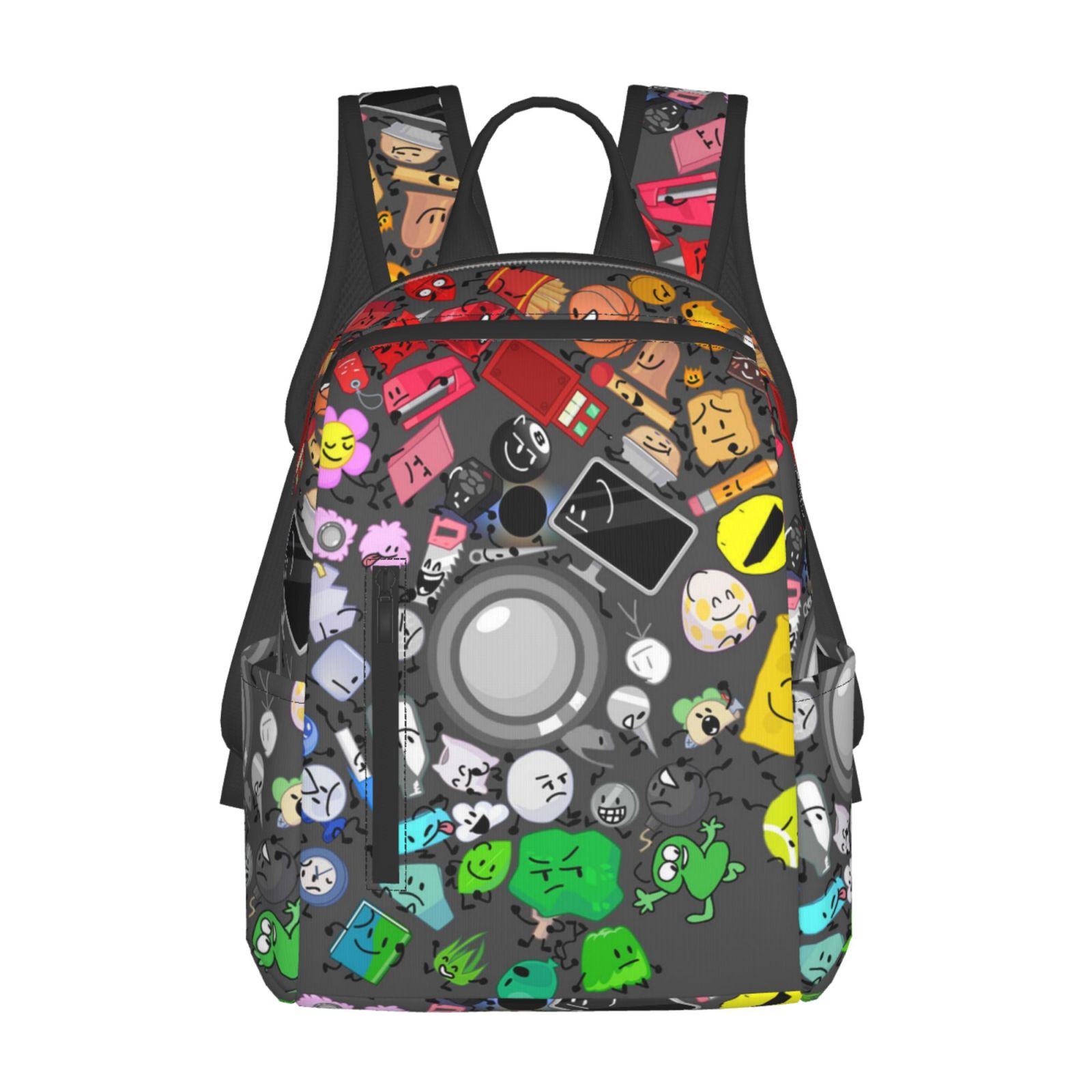 BFDI Battle For Dream Island Backpack Unisex Daypack Adjustable ...