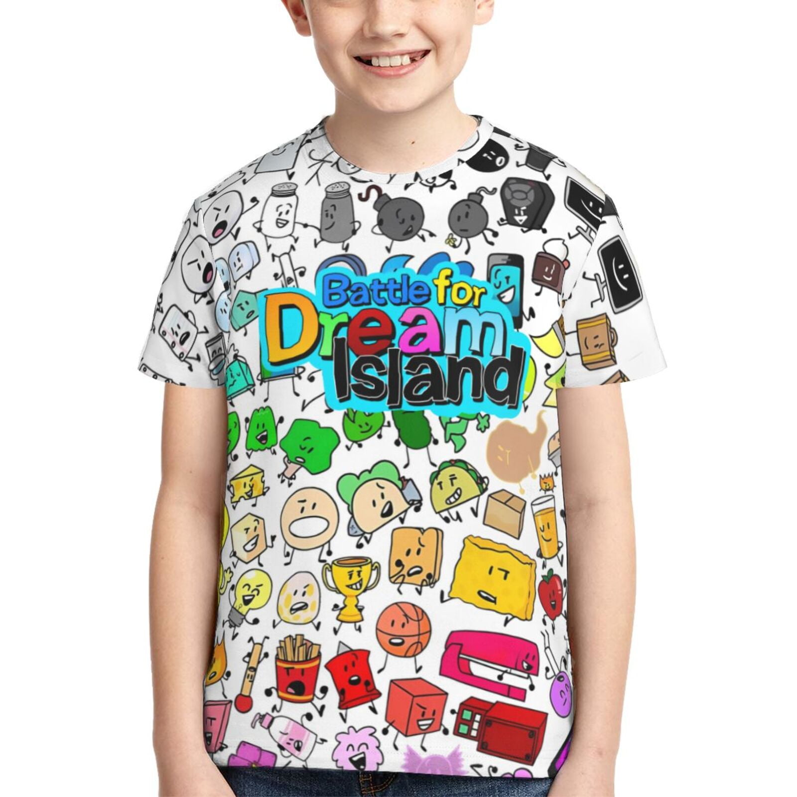 BFDI Battle For Dream Island Boys Girls T Shirt Kids Short Sleeve ...
