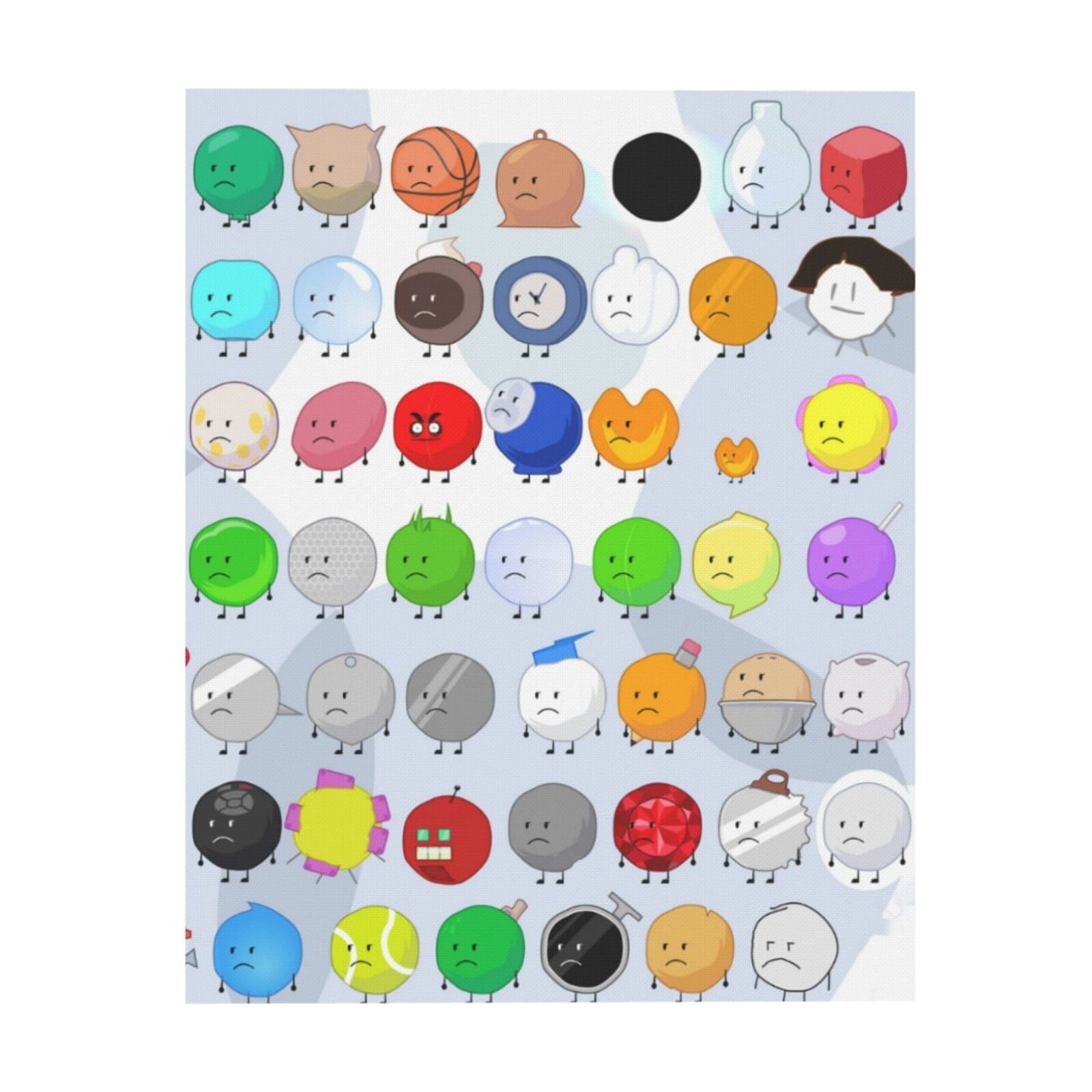 BFDI Battle For Dream Island Canvas Decorative Poster Gift Art Picture ...