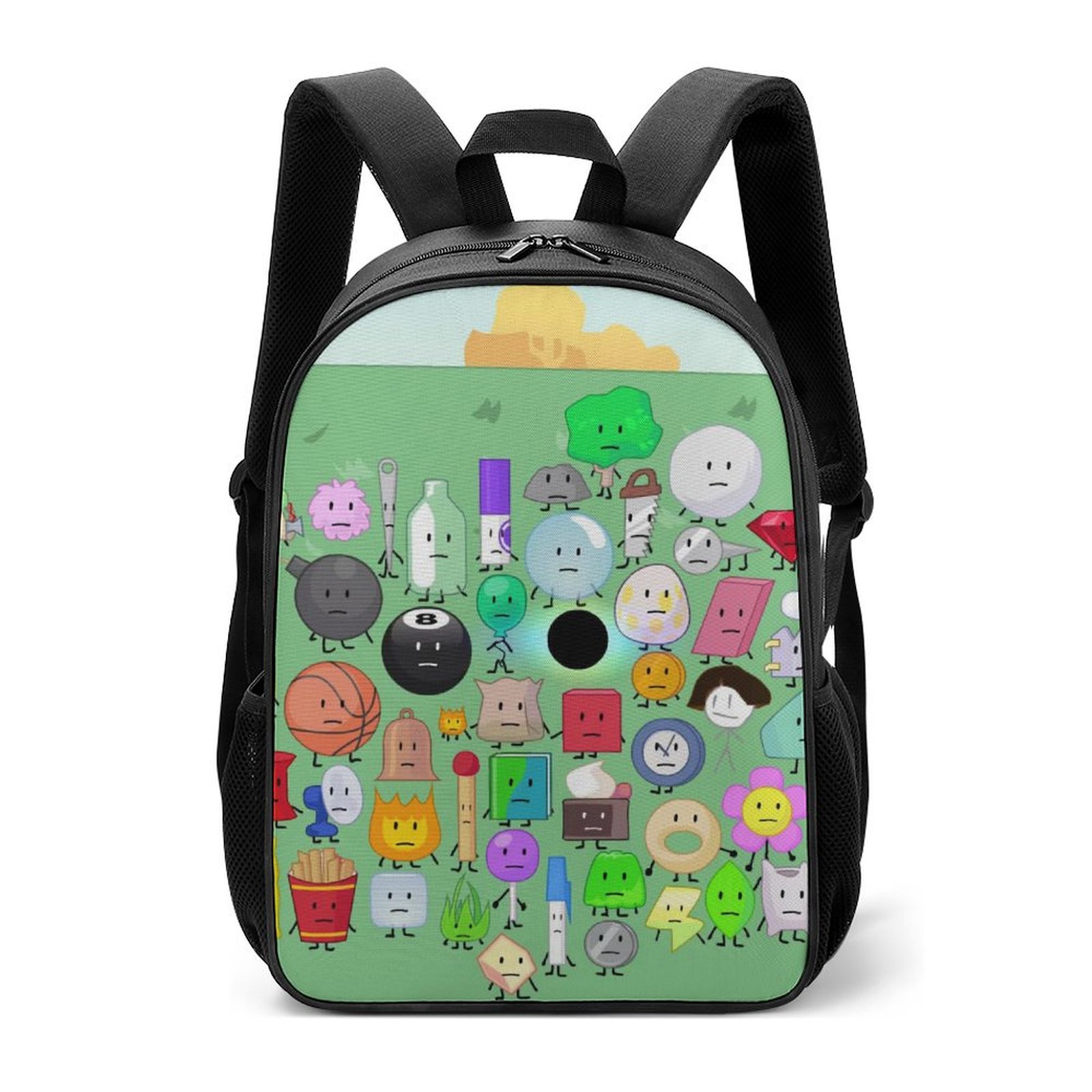 BFDI Battle For Dream Island Cartoon Backpack Daypack Multipurpose ...