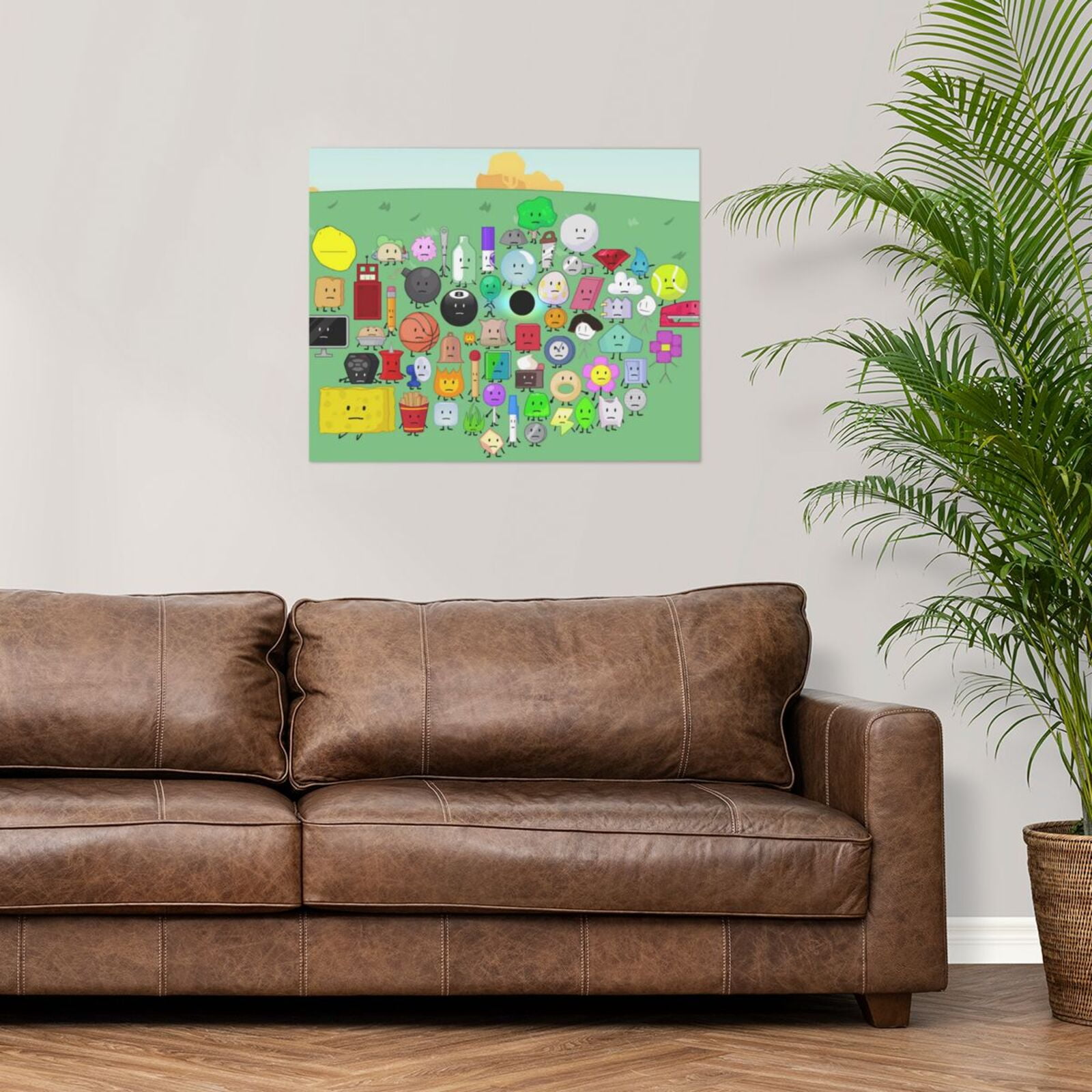 BFDI Battle For Dream Island Cartoon Canvas Decorative Poster Gift Art ...