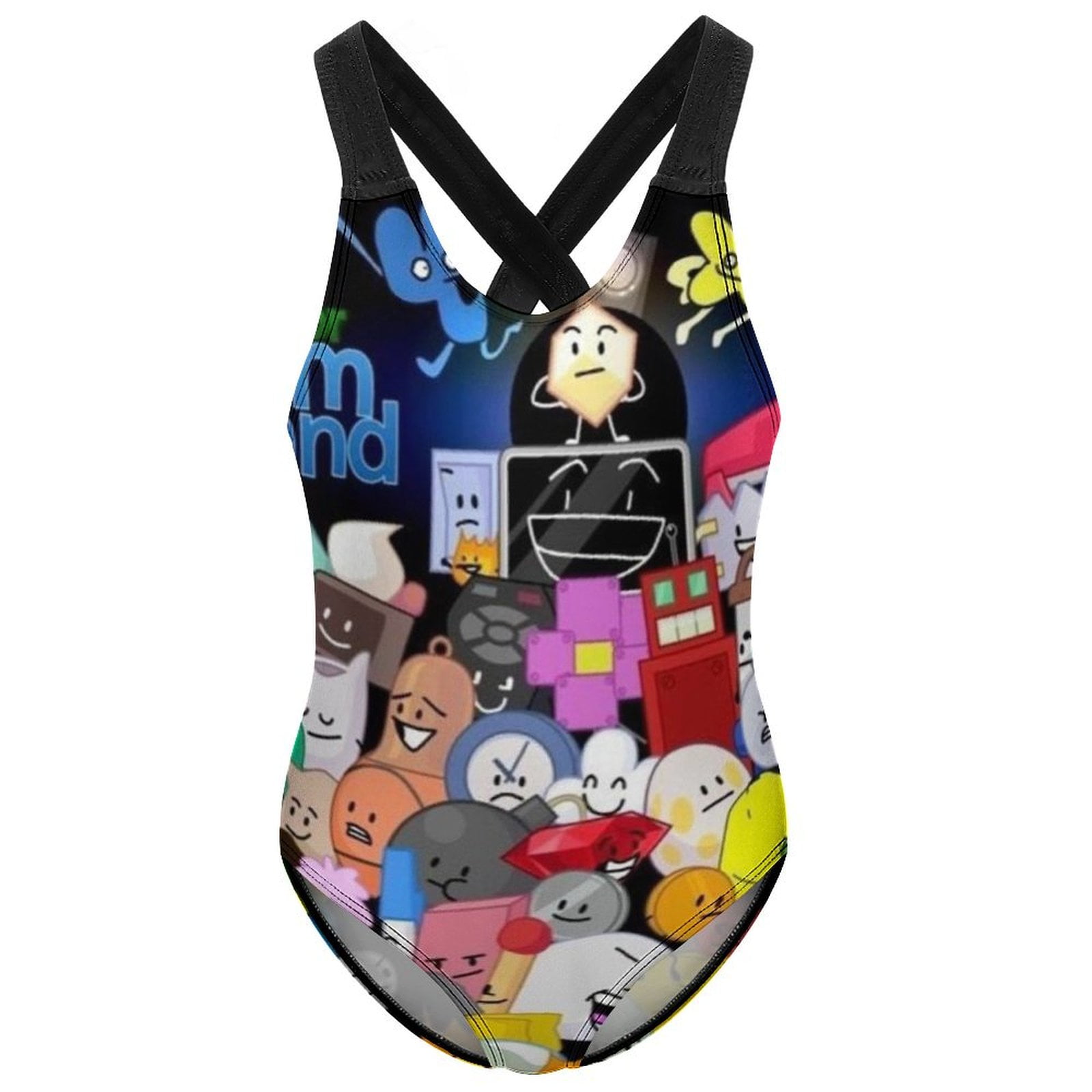 BFDI Battle For Dream Island Cartoon Children's One-piece Swimsuit ...