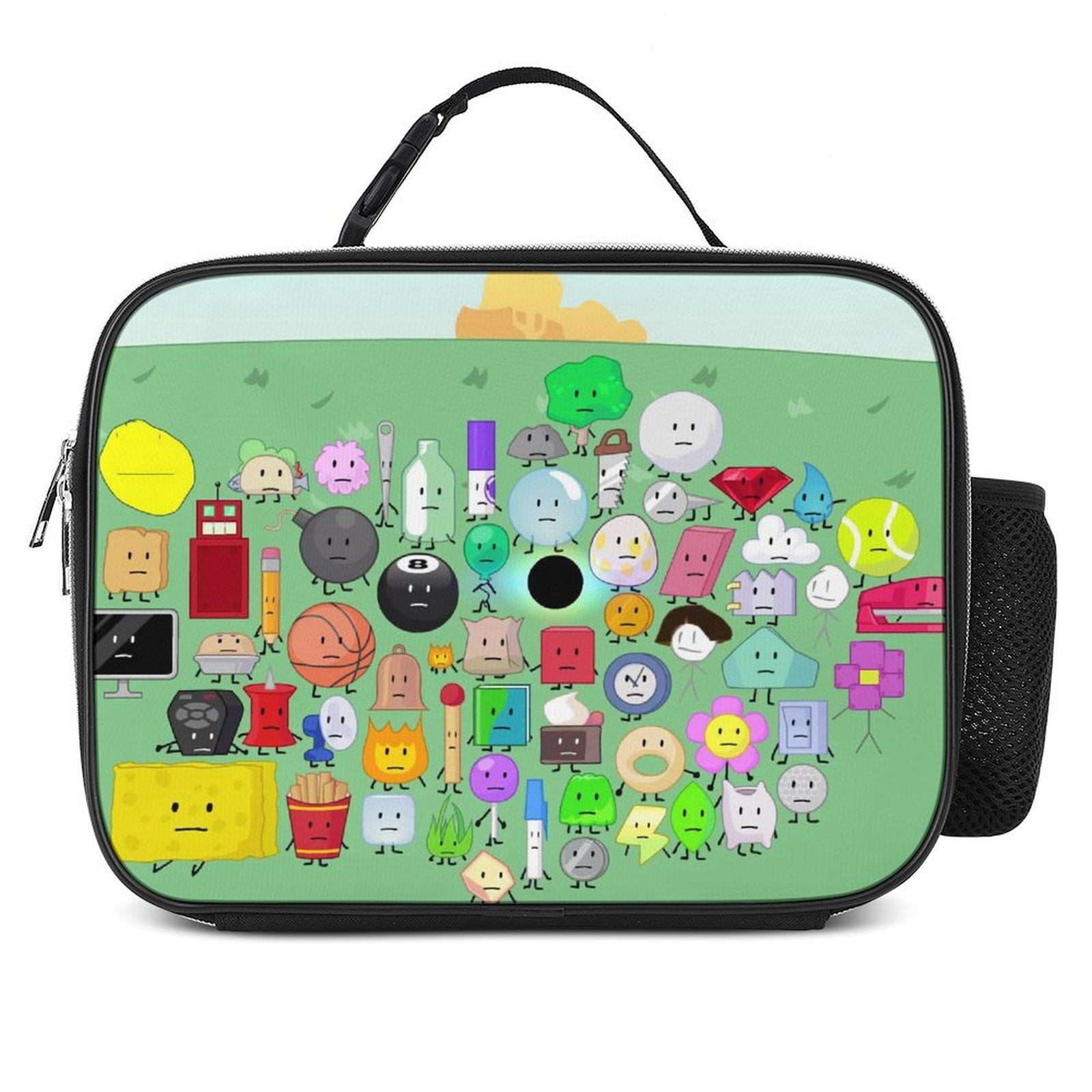 BFDI Battle For Dream Island Cartoon Insulated Lunch Bag Detachable ...
