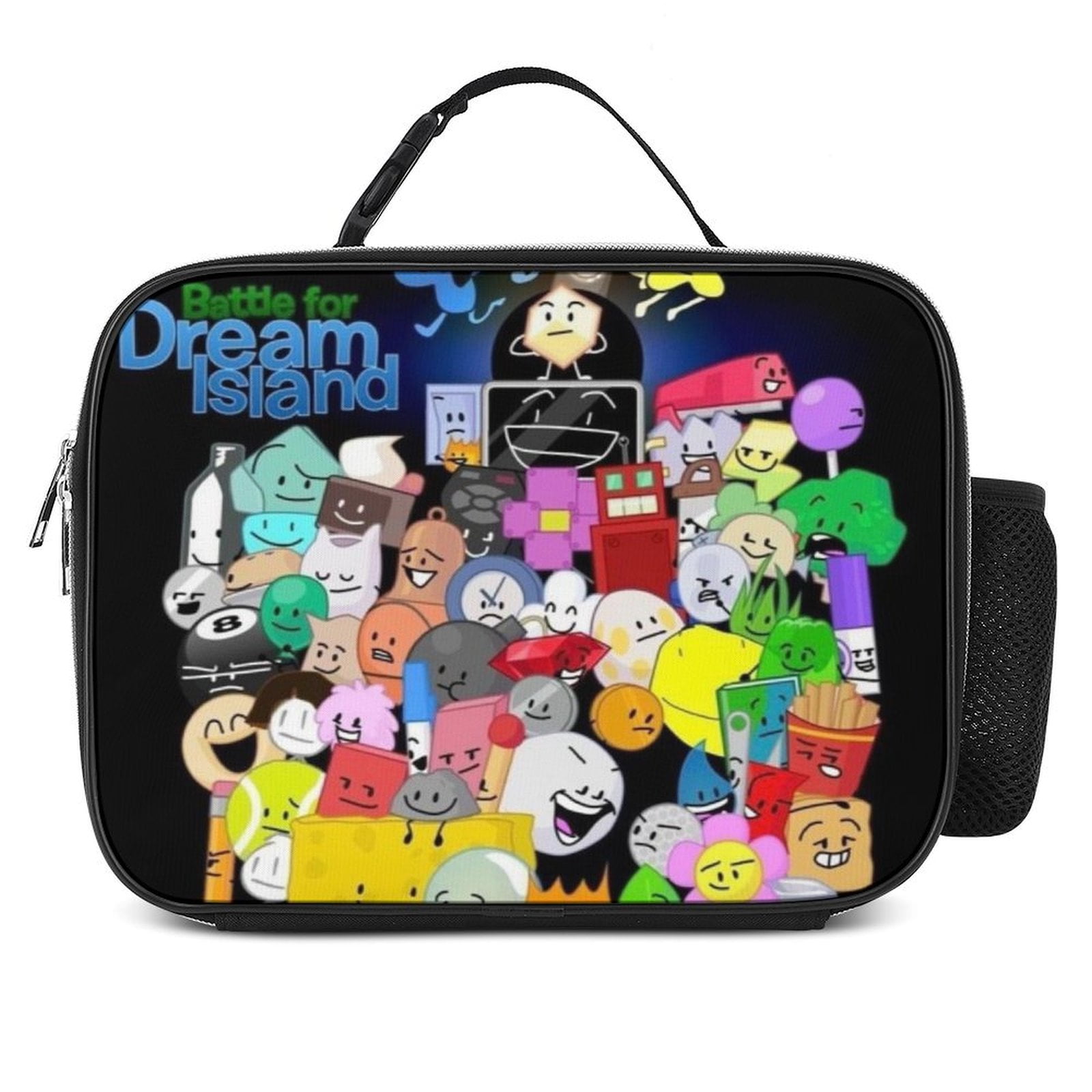 BFDI Battle For Dream Island Cartoon Insulated Lunch Bag Detachable ...