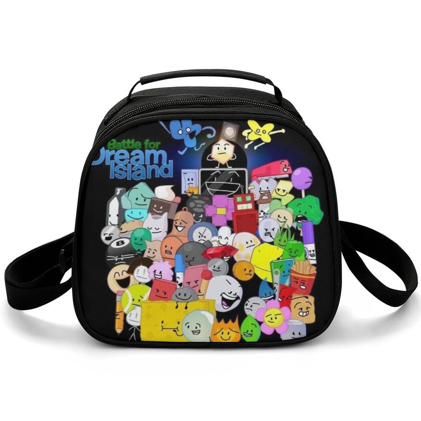 BFDI Battle For Dream Island Cartoon Insulated Lunch Bag Portable Lunch ...
