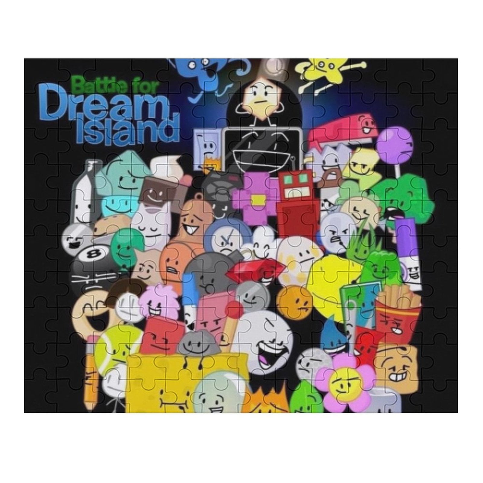 BFDI Battle For Dream Island Cartoon Jigsaw Puzzles Interlocking ...