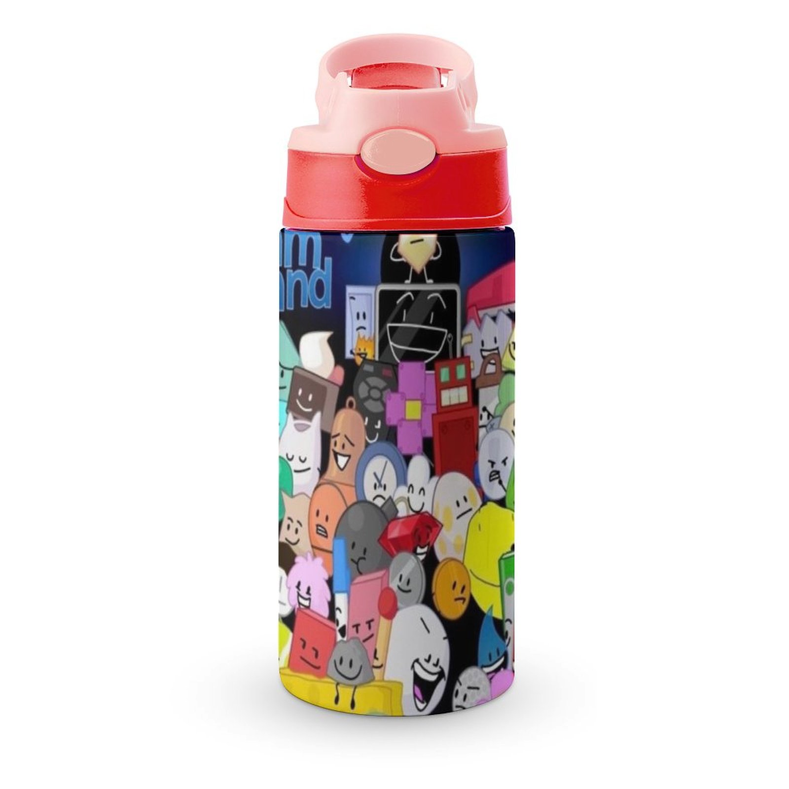 BFDI Battle For Dream Island Cartoon Kid's Insulated Water Bottle With ...