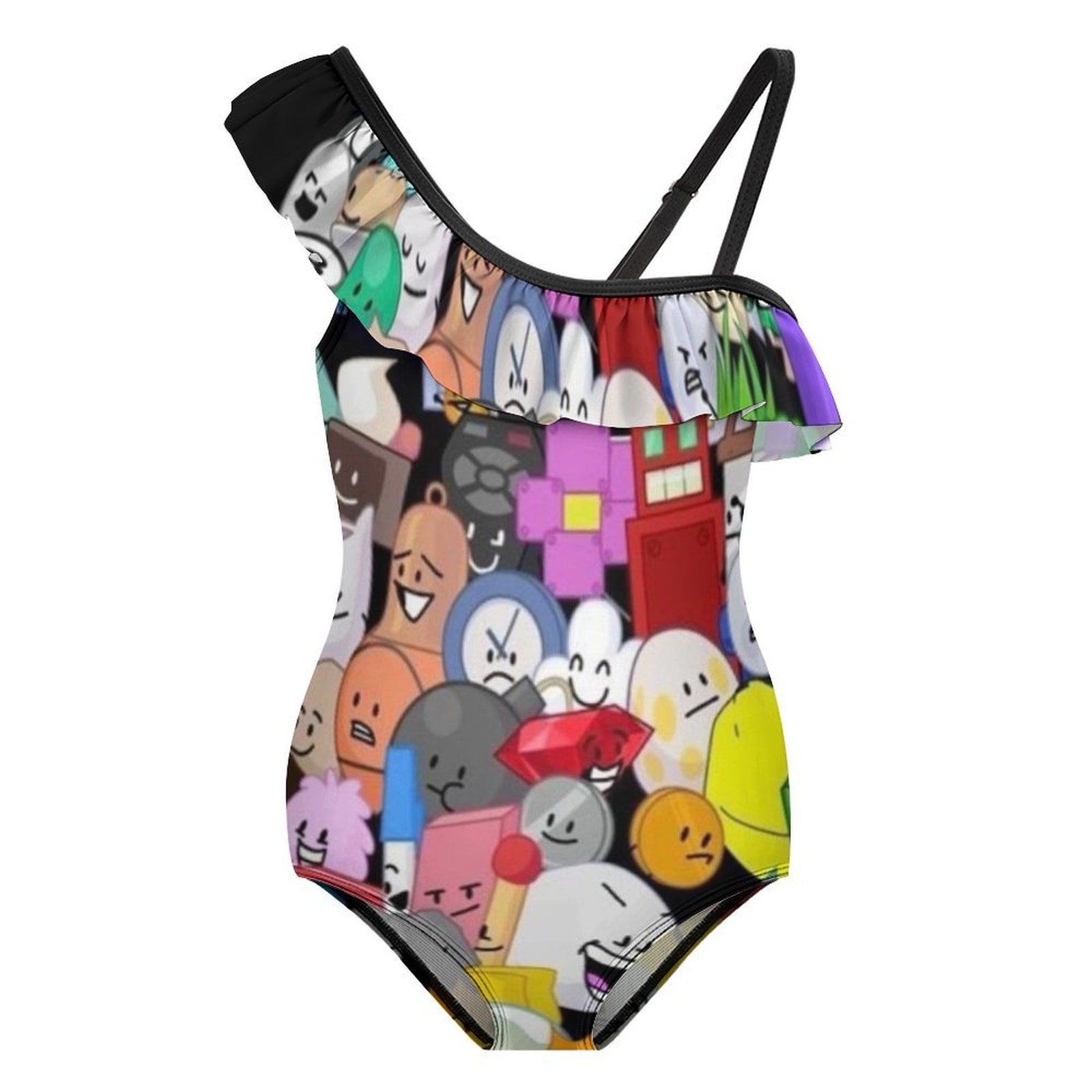 BFDI Battle For Dream Island Cartoon Kids Swimsuit Swimwear Adjustable ...