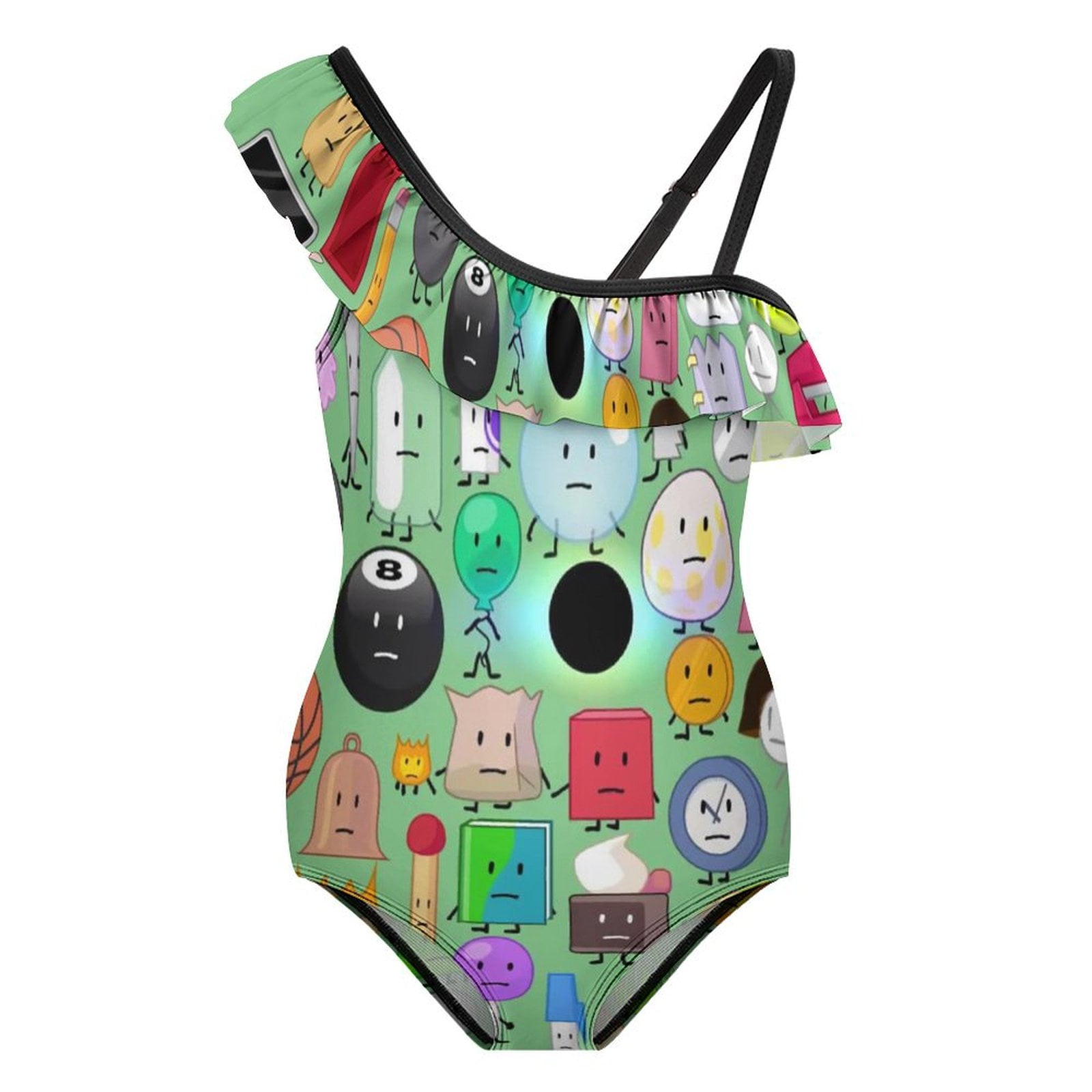 BFDI Battle For Dream Island Cartoon Kids Swimsuit Swimwear Adjustable ...