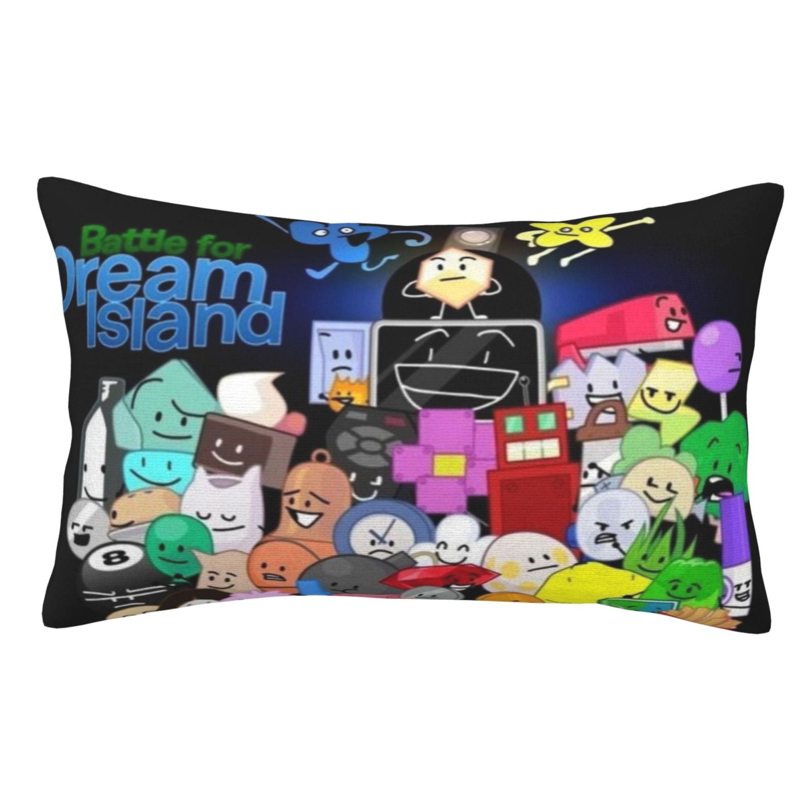 BFDI Battle For Dream Island Cartoon Pillowcase Decoration Soft Cushion ...