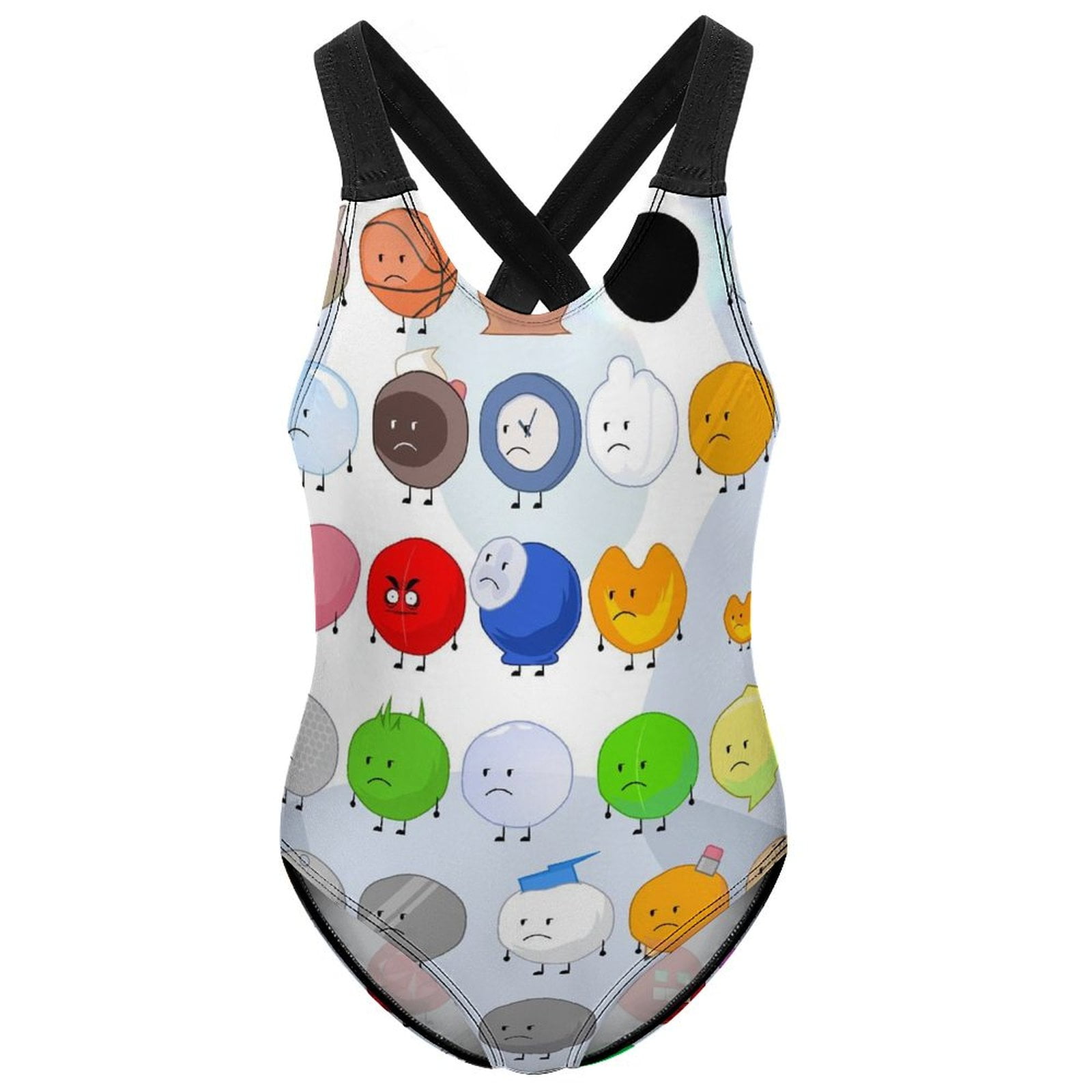 BFDI Battle For Dream Island Children's One-piece Swimsuit Summer Girl ...