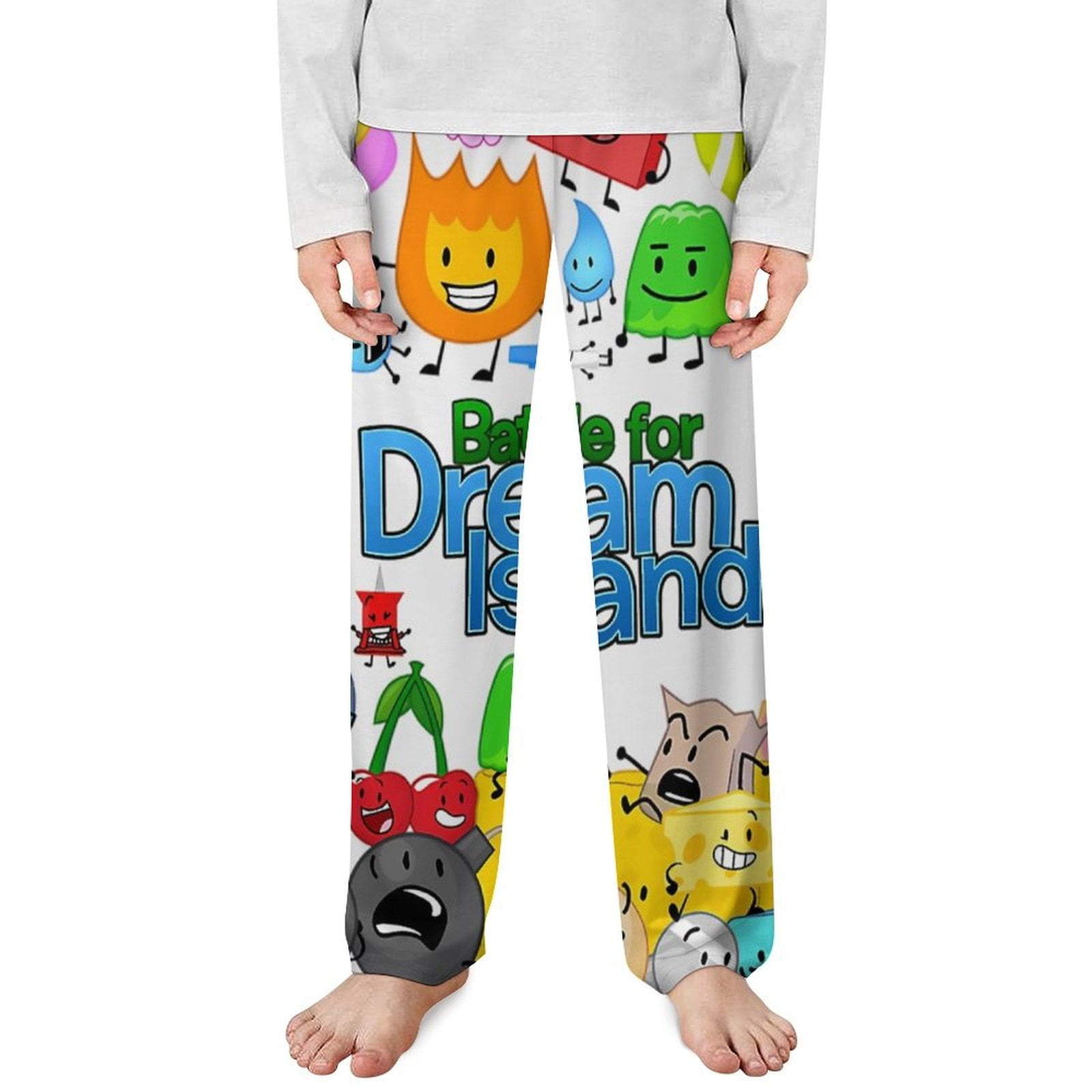 BFDI Battle For Dream Island Children's Pajamas Cozy Lounge Straight ...