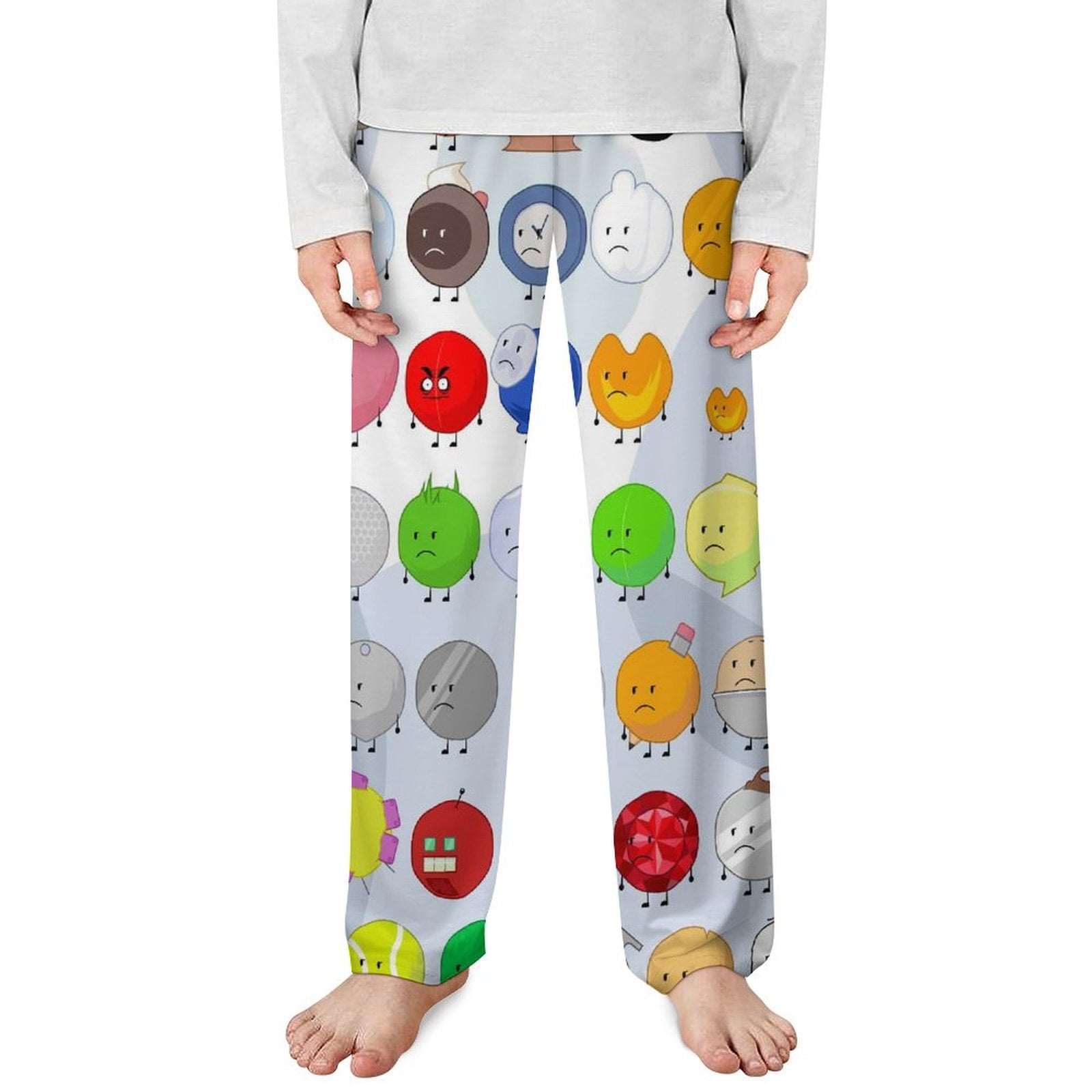 BFDI Battle For Dream Island Children's Pajamas Cozy Lounge Straight ...
