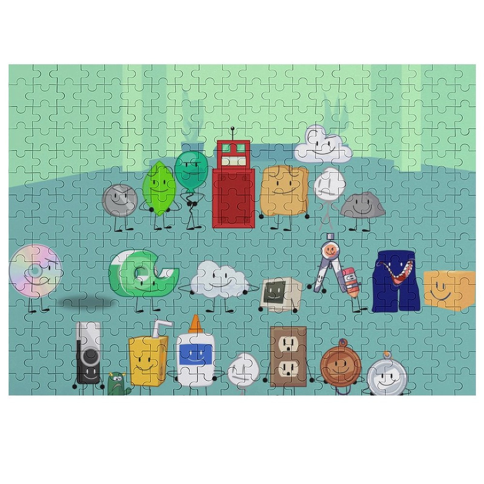 BFDI Battle For Dream Island Game Jigsaw Puzzles Interlocking Puzzles ...