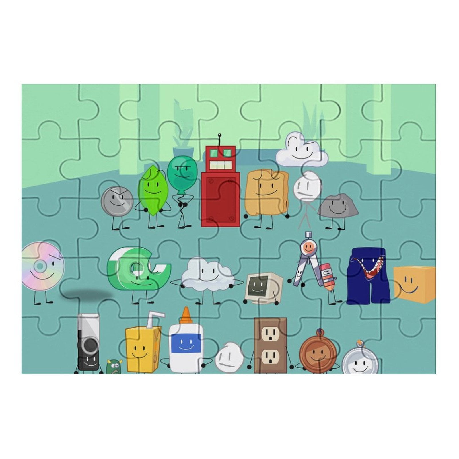 BFDI Battle For Dream Island Game Jigsaw Puzzles Interlocking Puzzles ...