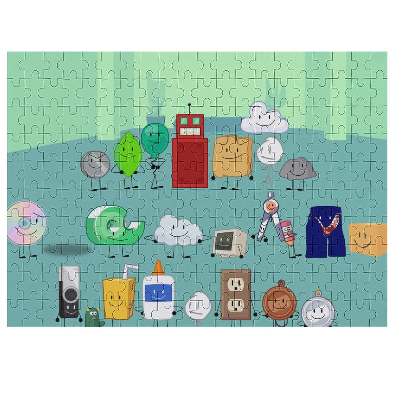 BFDI Battle For Dream Island Game Jigsaw Puzzles Interlocking Puzzles ...