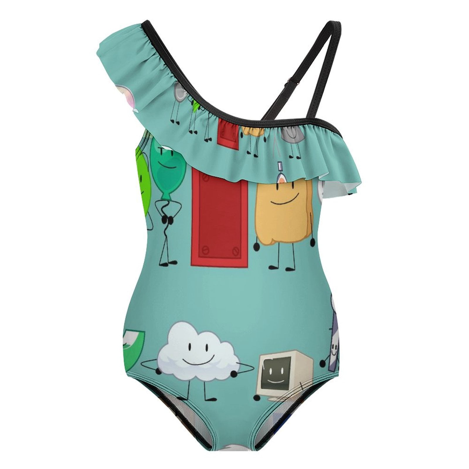 BFDI Battle For Dream Island Game Kids Swimsuit Swimwear Adjustable One ...