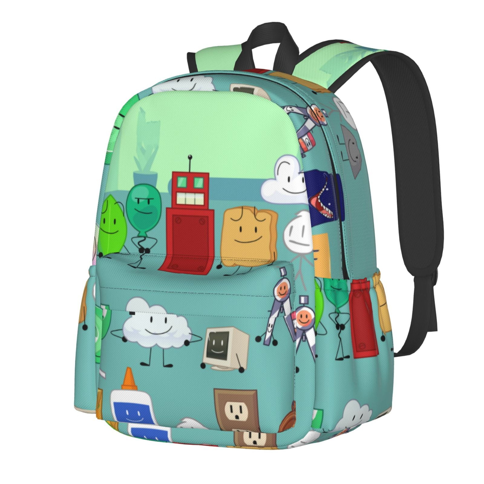 BFDI Battle For Dream Island Game Laptop Backpack Large Capacity ...