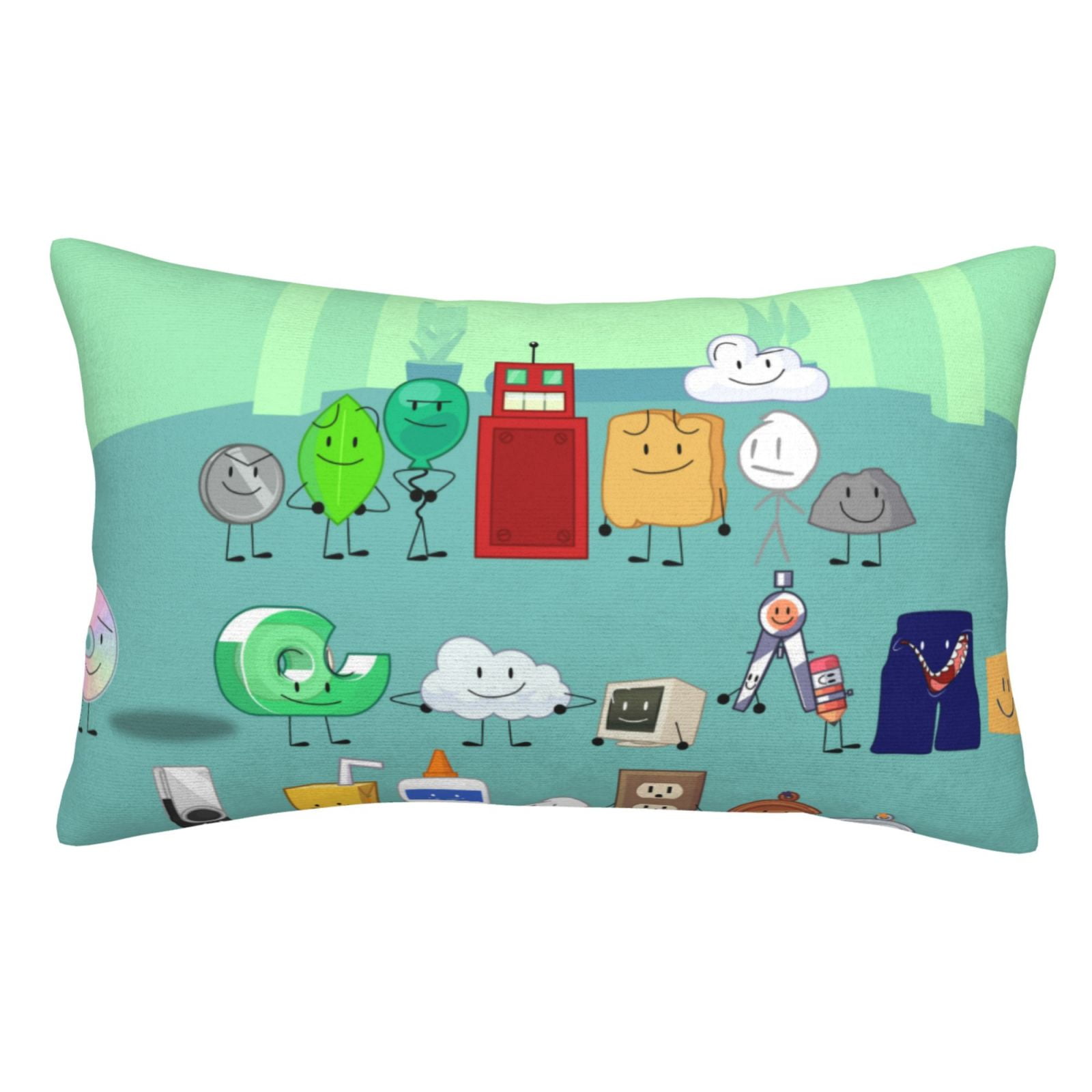 BFDI Battle For Dream Island Game Pillowcase Decoration Soft Cushion ...
