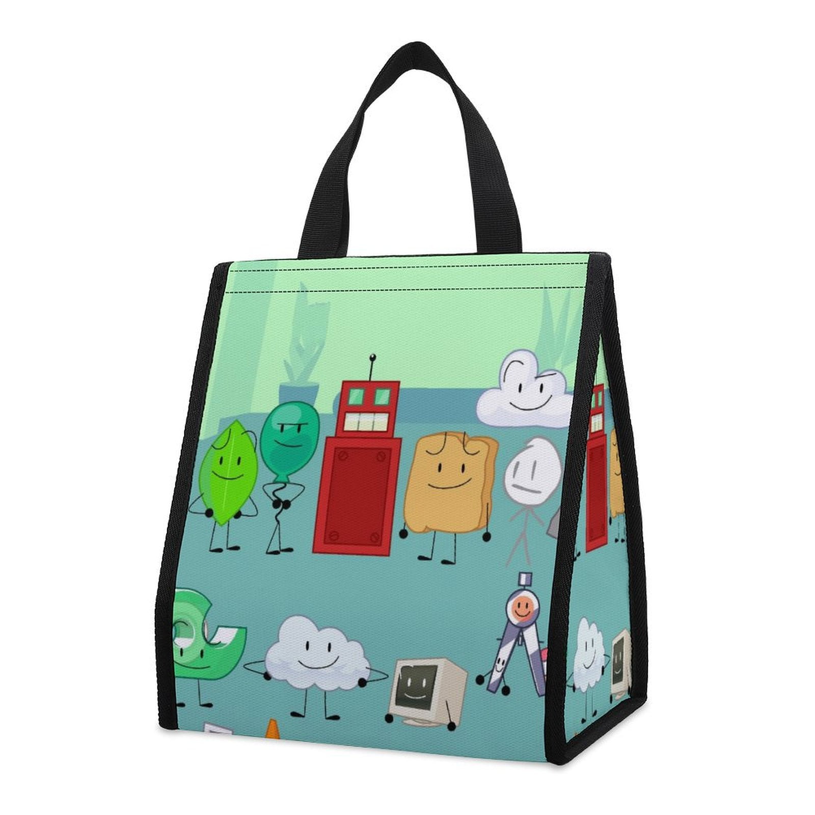 BFDI Battle For Dream Island Game Portable Lunch Bag Folding Insulated ...