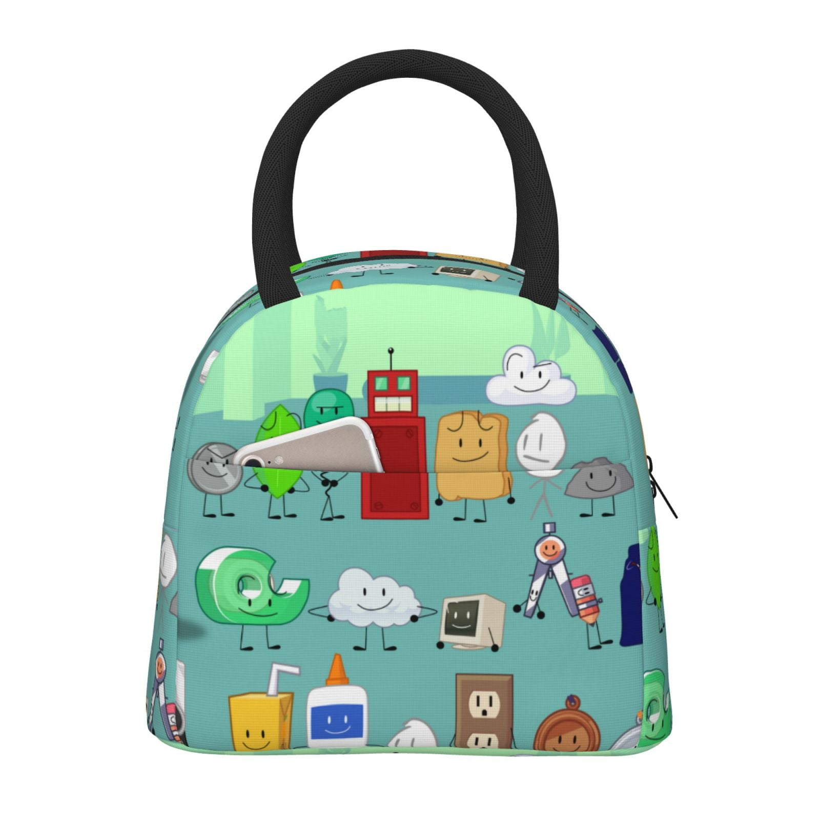 BFDI Battle For Dream Island Game Portable Lunch Bag Insulation Meal ...