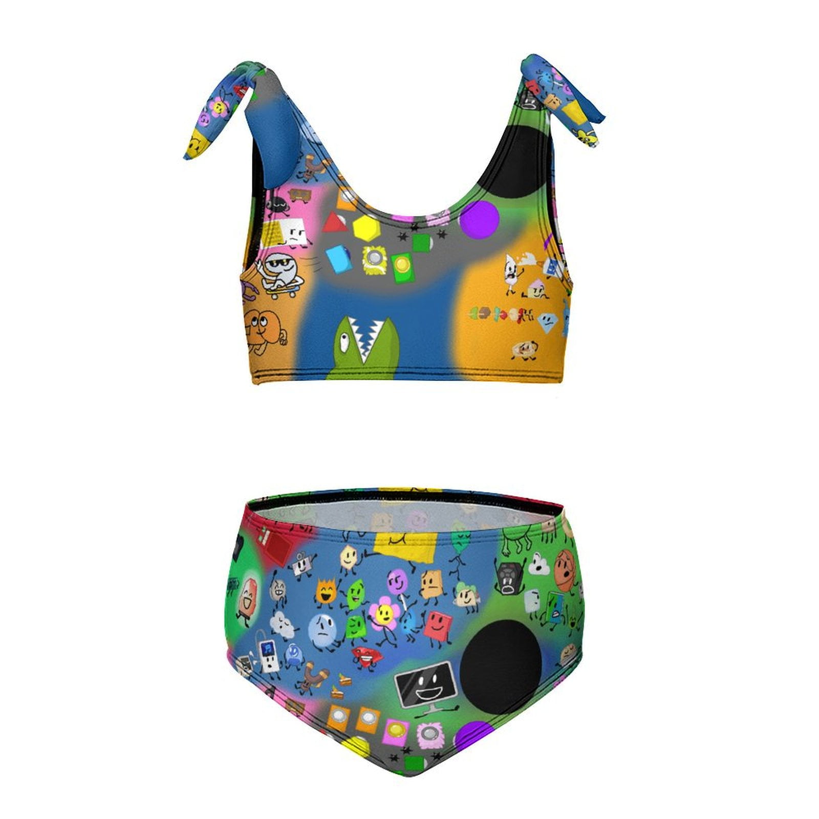 BFDI Battle For Dream Island Girls Swimsuits Set 2pcs Summer Holiday ...