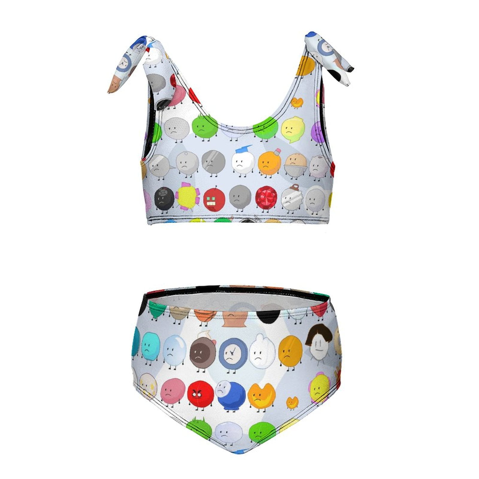 BFDI Battle For Dream Island Girls Swimsuits Set 2pcs Summer Holiday ...