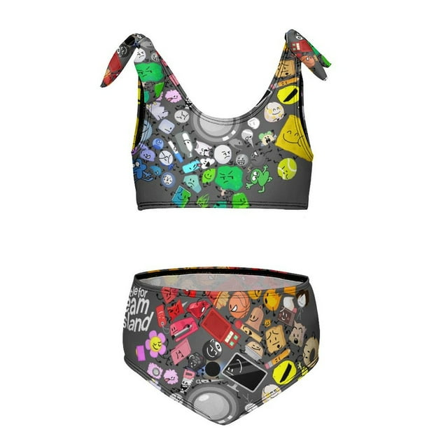 Bfdi Battle For Dream Island Girls Swimsuits Set 2pcs Summer Holiday
