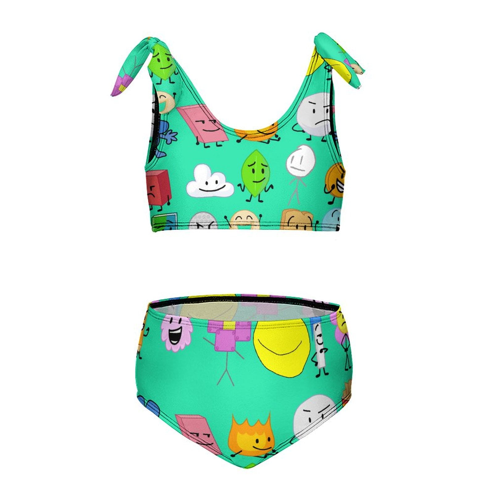 BFDI Battle For Dream Island Girls Swimsuits Set 2pcs Summer Holiday ...