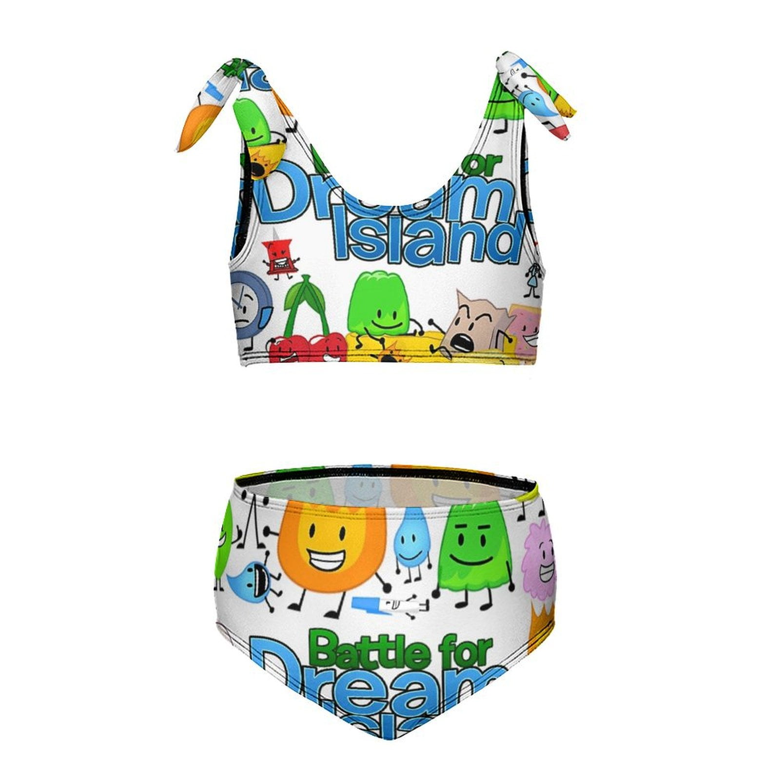 BFDI Battle For Dream Island Girls Swimsuits Set 2pcs Summer Holiday ...